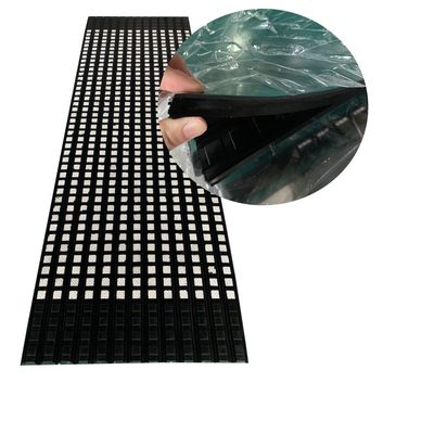 Rubber Plate Diamond Ceramic Pulley Lagging Lining With Contact Layer