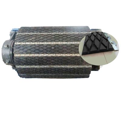 Weld On Conveyor Pulley Lagging Replaceable Slide Diamond Rubber ...
